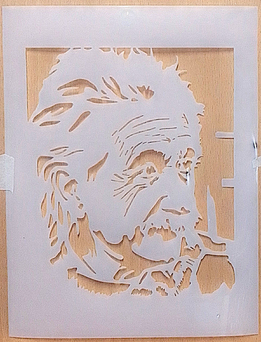 Old Man stencil Airbrush art stencil artists old man template availabl ...