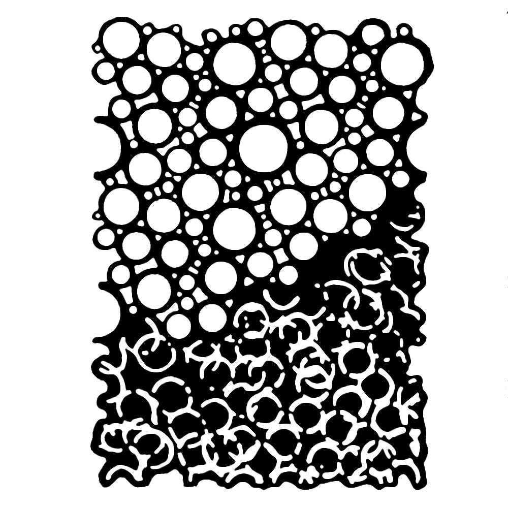 Circle Texture Airbrush art stencil available in 3 sizes Mylar – Air ...